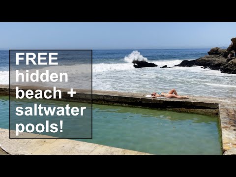Thousand Steps Sea Cave, Saltwater Oceanside Pools: Fun Day at Laguna Beach, California!