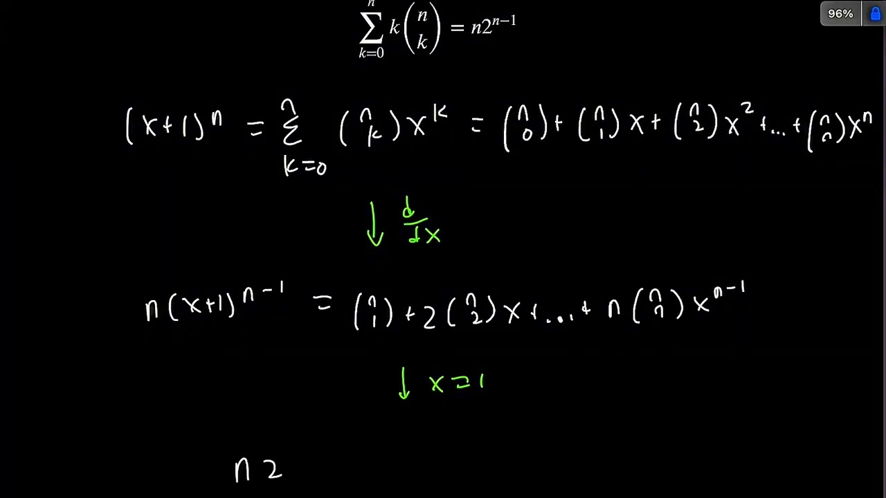 Binomial Coefficients #8: Final Examples