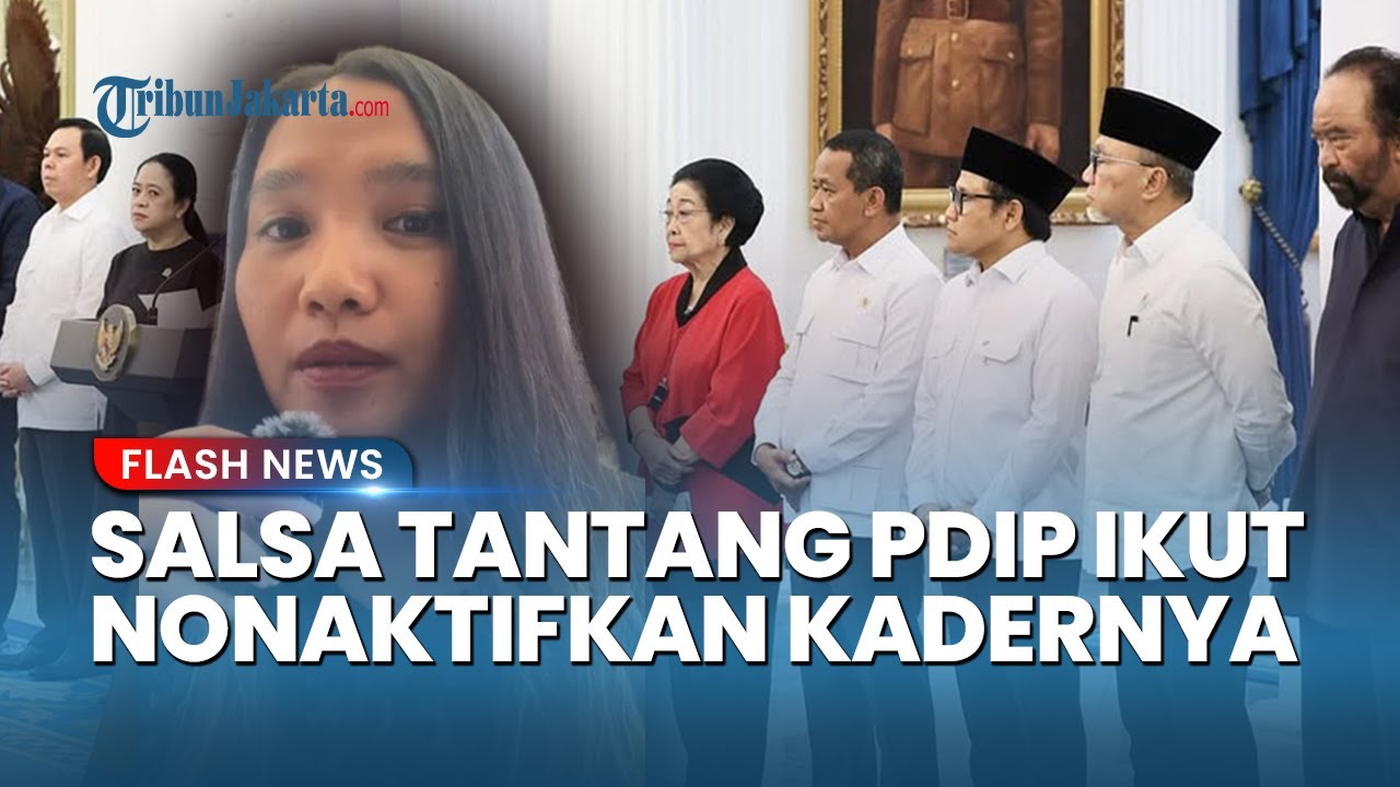 Salsa Erwina Desak PDIP Tarik Anggota yang Arogan, Seusai Ahmad Sahroni & Eko Patrio ...