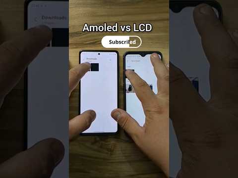 amoled display vs lcd display | difference #shortvideo #iphone #smartphone #android #technology