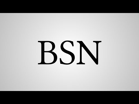 What Does "BSN" Stand For?