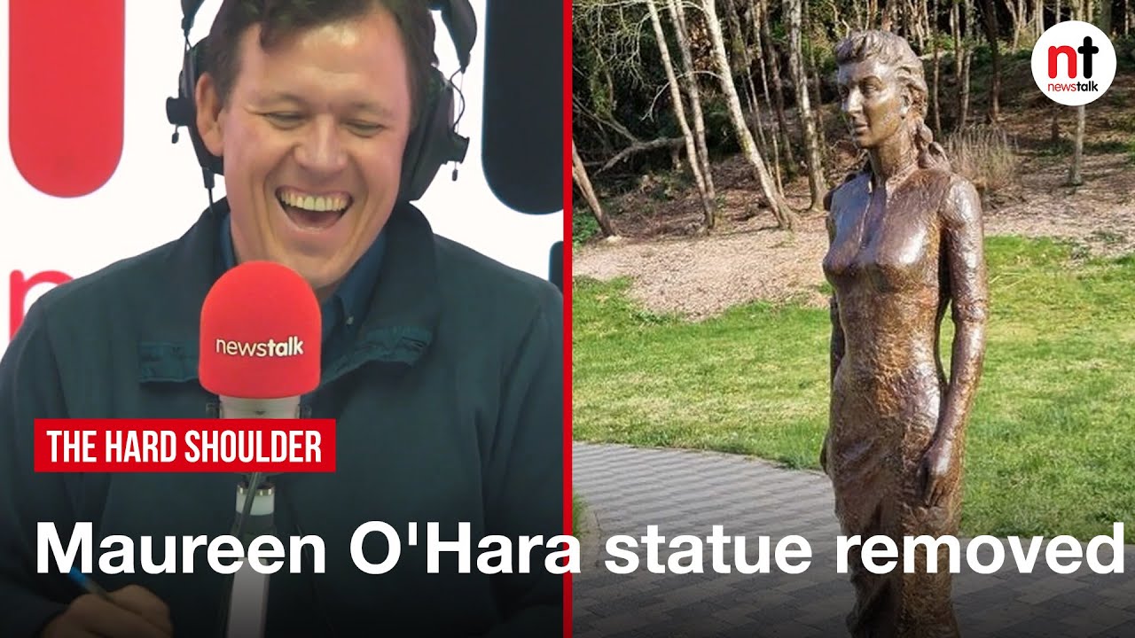 Maureen O'Hara statue removed in Cork