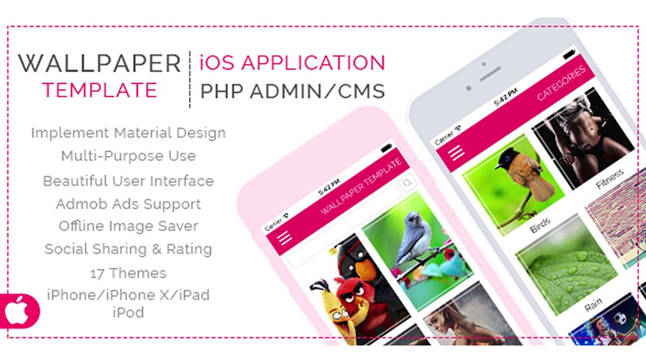HD Wallpaper Template for iOS with PHP CMS Admin Panel | Codecanyon Scripts and Snippets