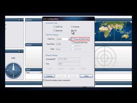 NavCom StarUtil 3000  Connecting to a Receiver and Configuring Ethernet