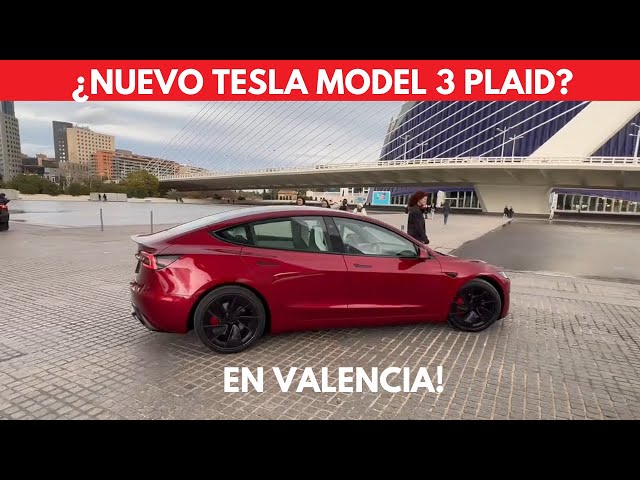Tesla Model 3 Highland Performance. Pierwszy film z Hiszpanii - OTOEV.PL