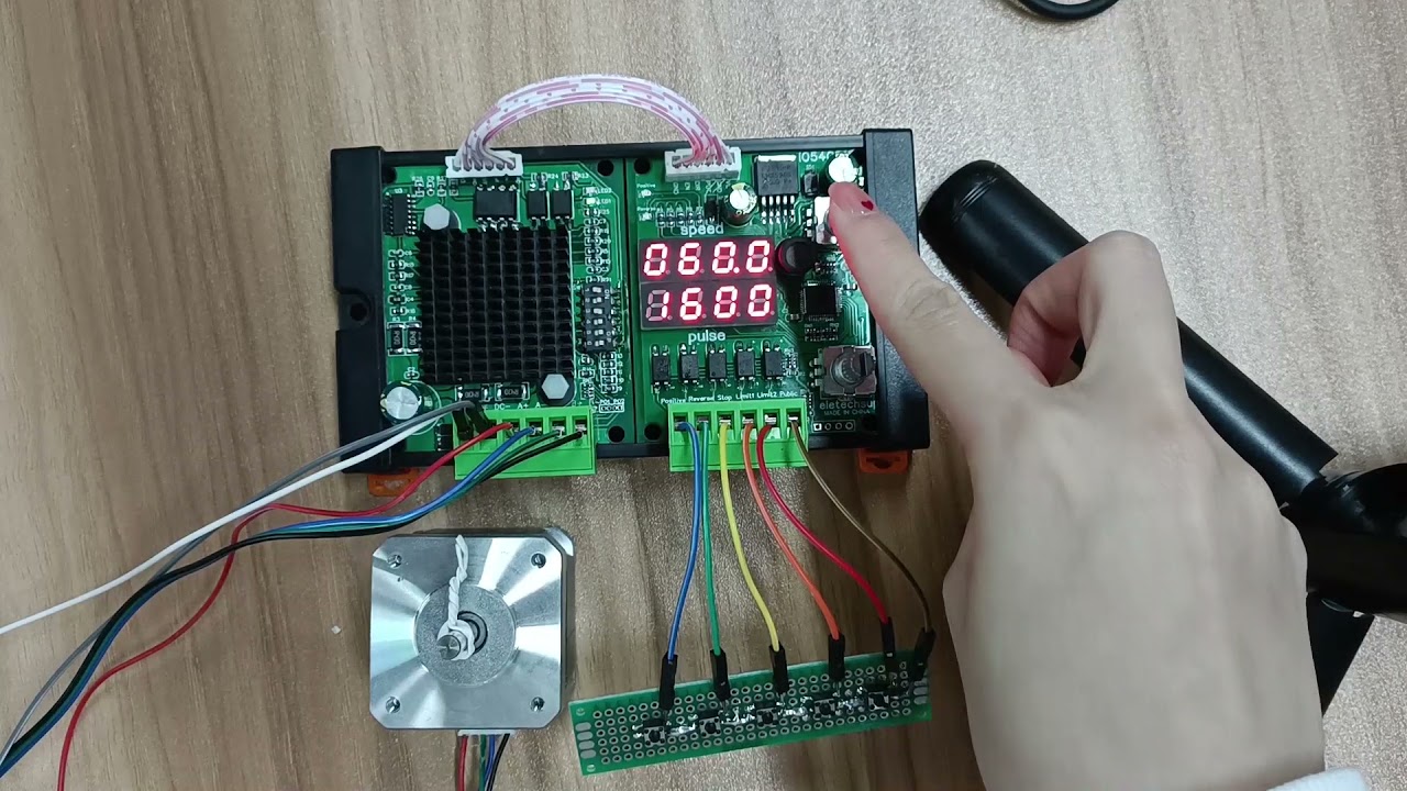 IO54C01 DR51D01 Demo 0-3A 42/57/86 Stepper Motor Forward Reverse Controller PWM Pulse Speed Driver