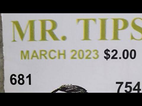 Mr. Tips Pick 3 Lottery Strategy Sheet March 2023 đ° đ¤ đ¸ #pick3strategy #lottery