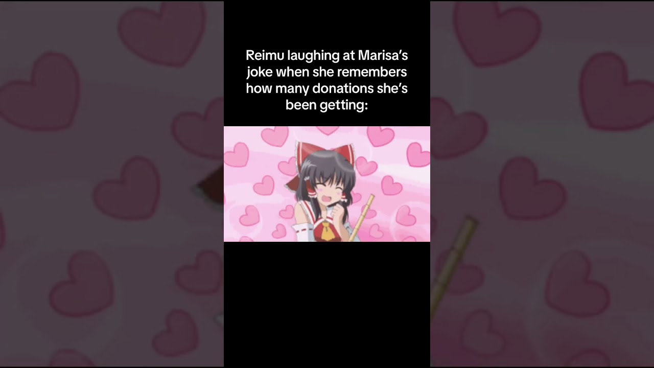 [Touhou] Reimu Laughing At Marisa #shorts #touhou