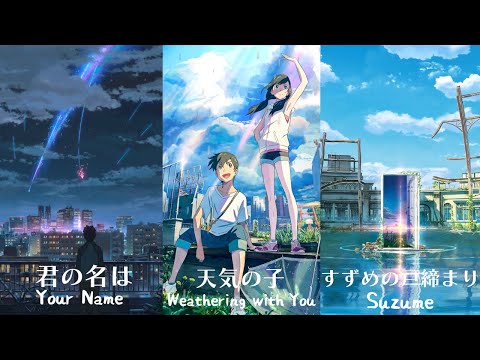 Relaxing Anime Piano OST Playlist for Studying and Work ft. RADWIMPS & Makoto Shinkai ๐