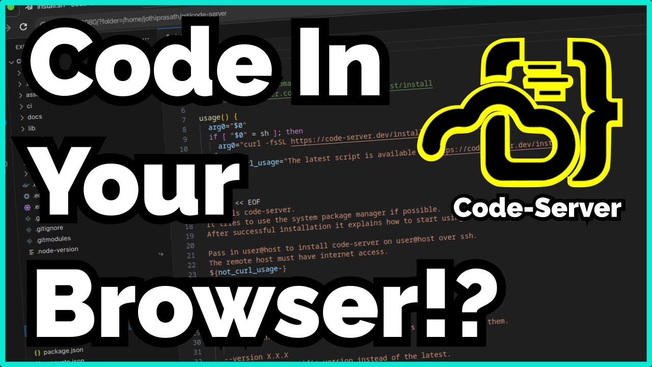 Code Server Is An AWESOME Replacement for VS Code!