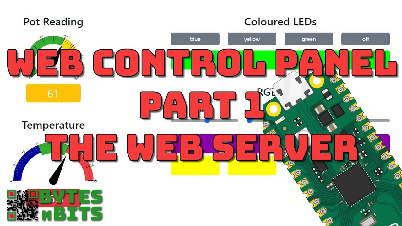 Add a web control panel to your project - the web server