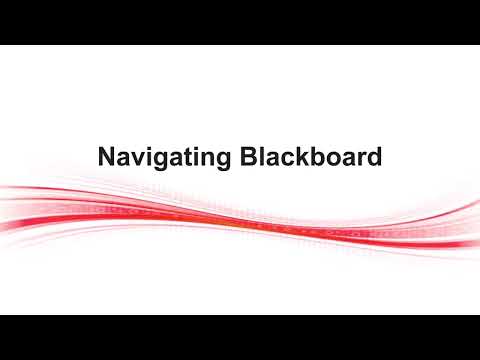 Student Essentials - Navigating Blackboard
