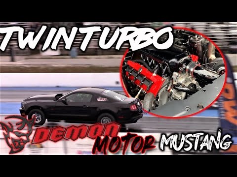 Twin-Turbo, Demon-Powered Ford Mustang Drags Challenger for Absolute ...
