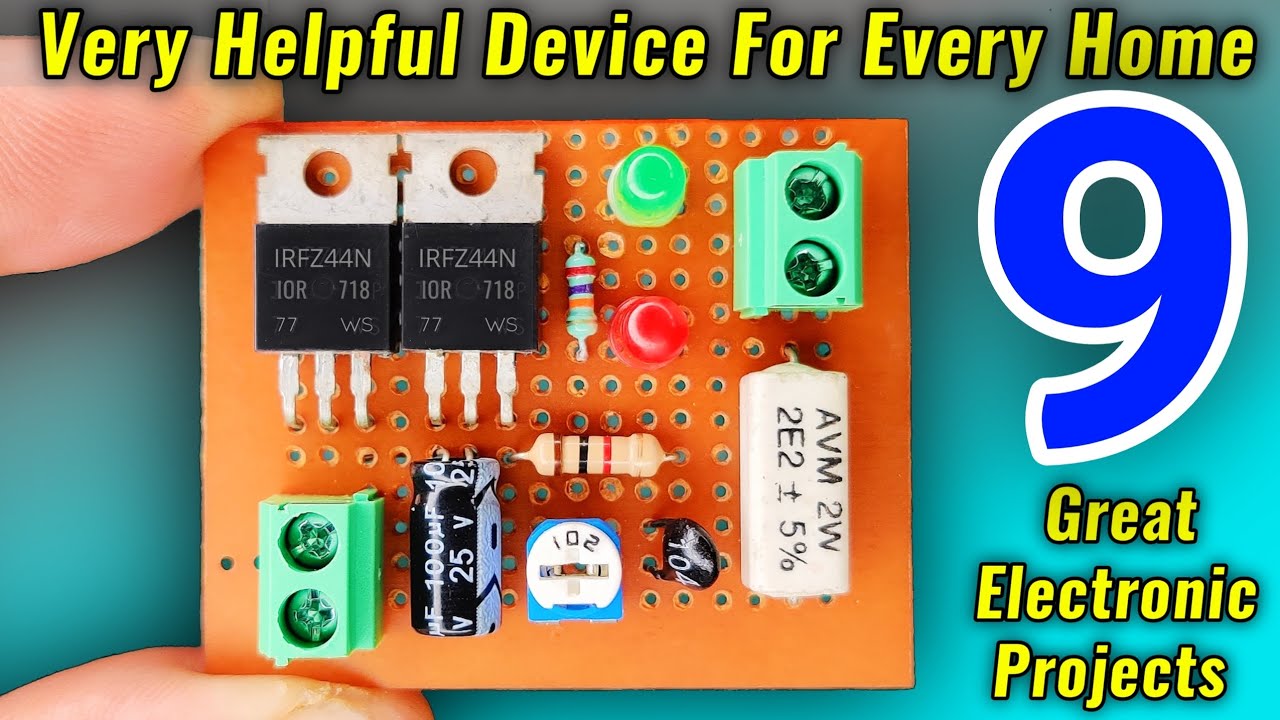 9 helpful Electronics Projects for Beginners