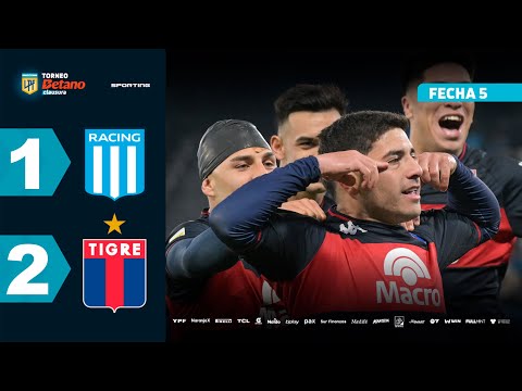 Estadísticas Racing Club vs Tigre, Clausura Argentina Jornada 5