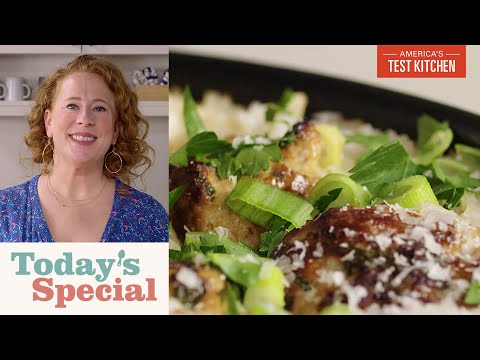 Transform Ground Turkey With Our One-Pan Turkey Meatballs With Lemony Rice | Today's Special