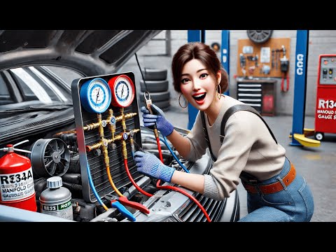 ❄️ Orion Motor Tech AC Gauges, AC Manifold Gauge Set | Best r134a Manifold Gauge Set ❄️