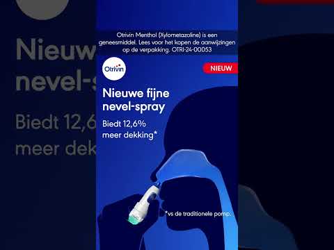 Otrivin Menthol Xylometazoline maakt je verstopte neus vrij dekking 9x16 6sec