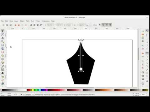 Drawing a simple inkpen in Inkscape | inkie30