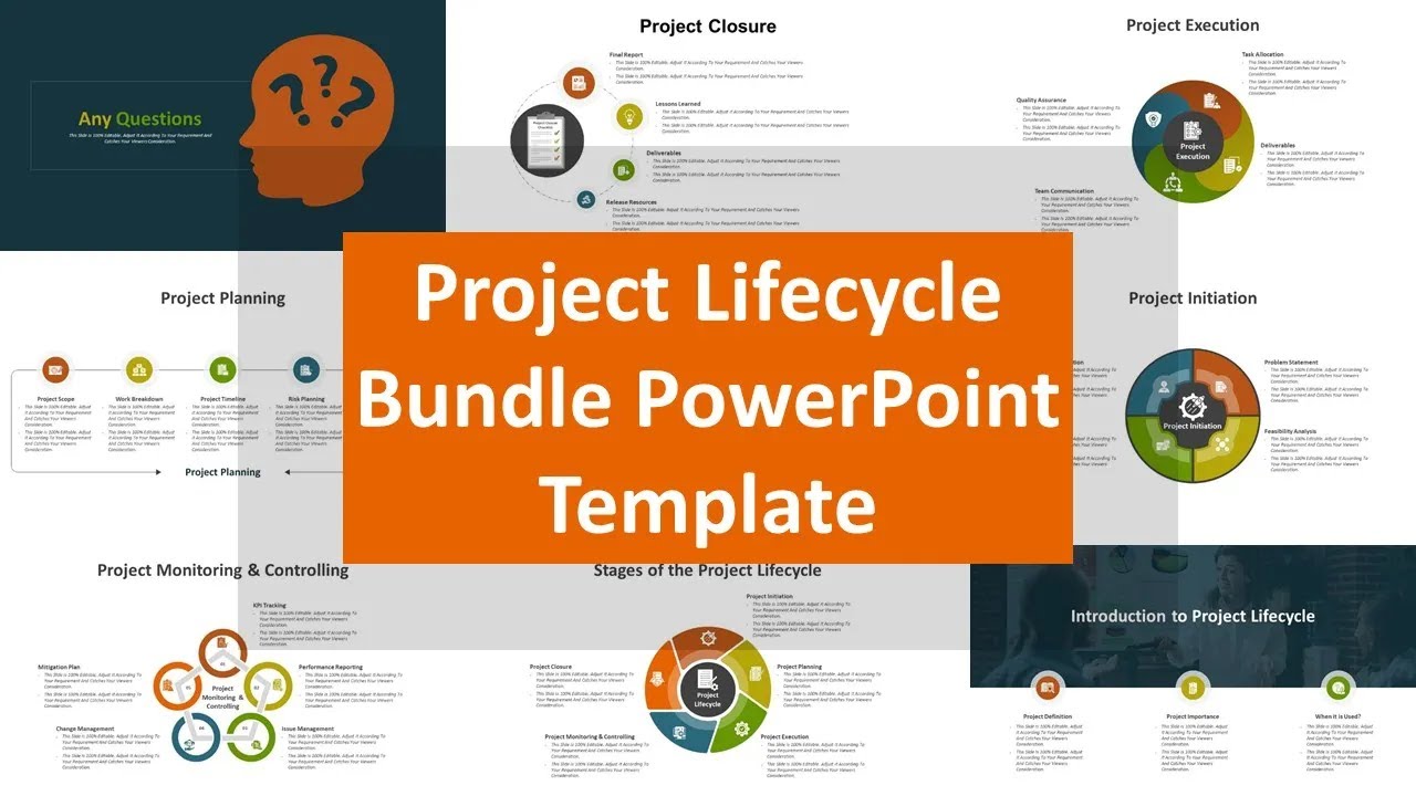 Project Lifecycle Bundle PowerPoint Template | Kridha Graphics