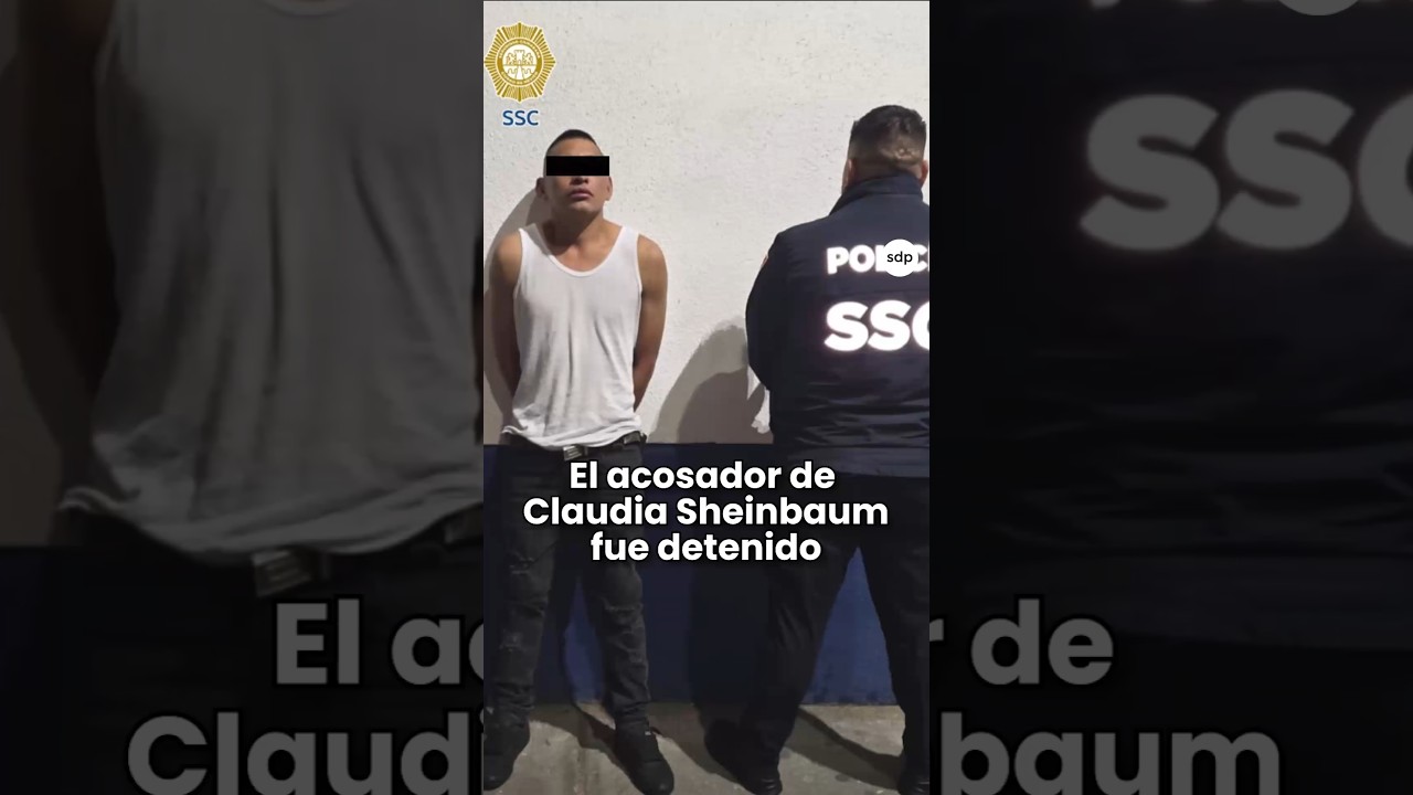 El acosador de Claudia Sheinbaum fue detenido  ⛓️#acosador #abuso #claudiasheinbaum