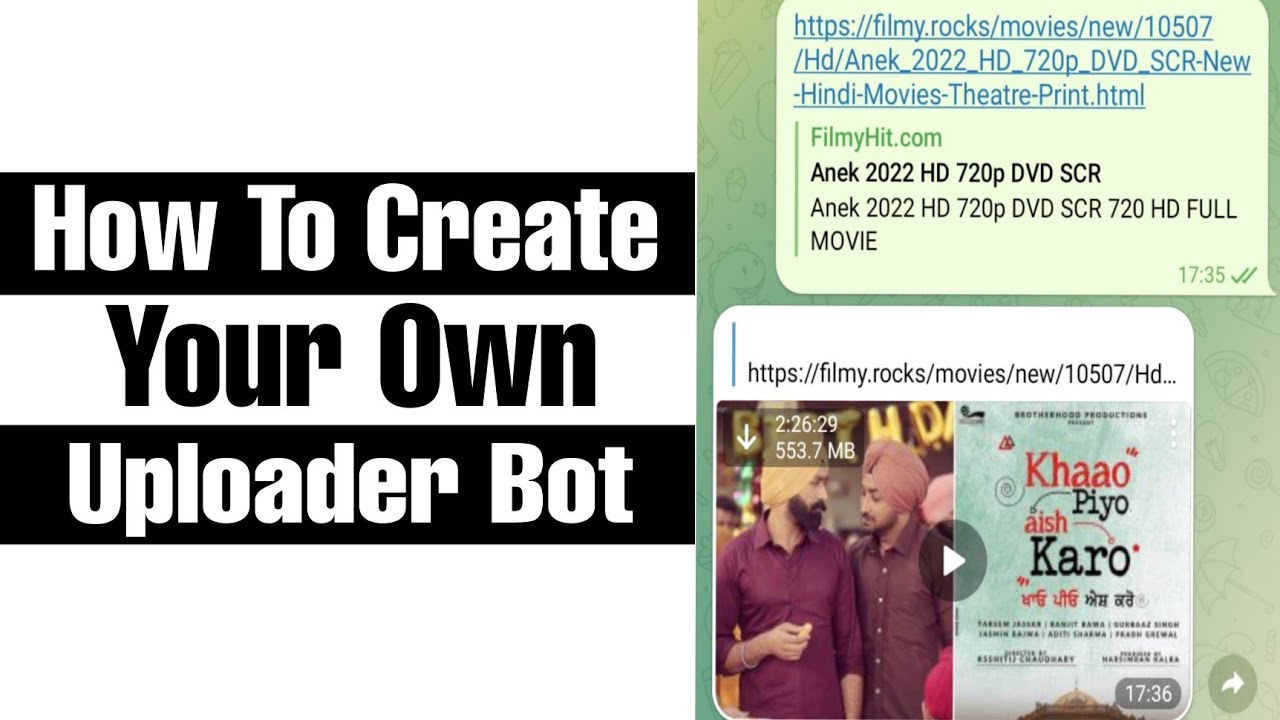How To Make Url Uploader Bot In Telegram With Mobile