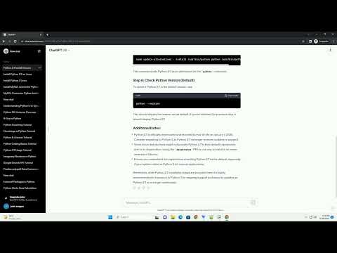 install python 2 7 ubuntu command line