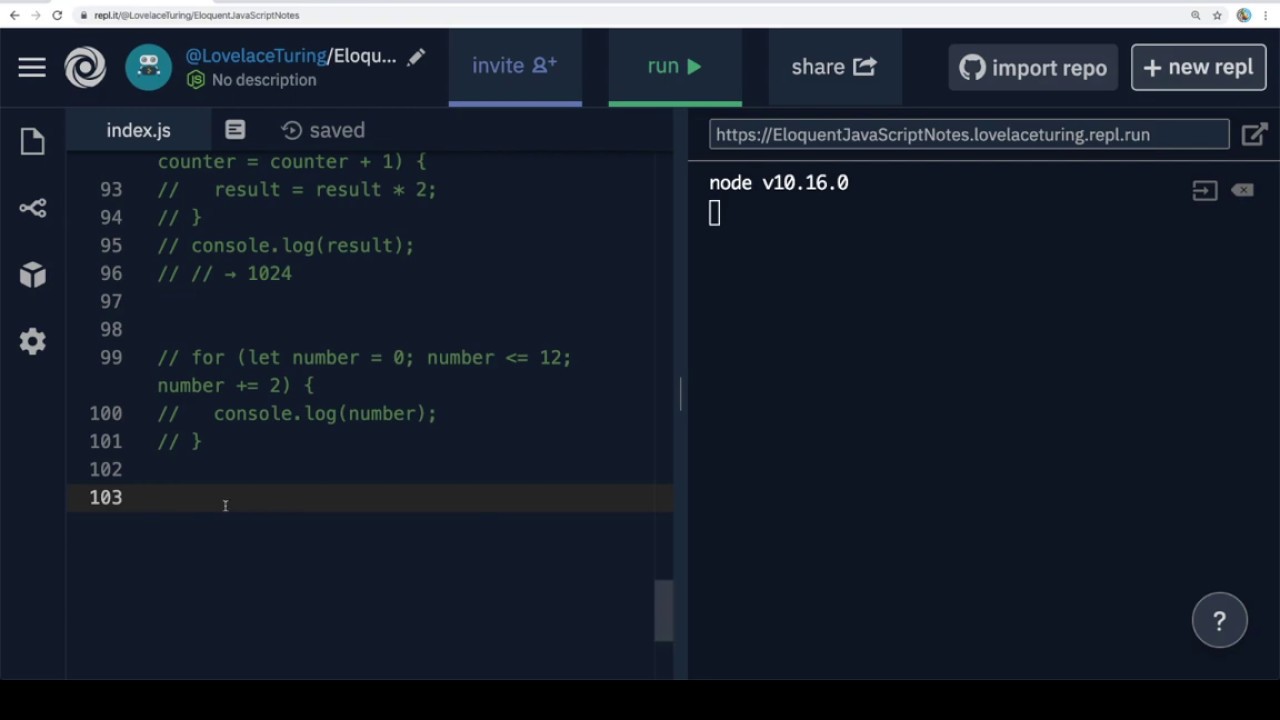 Eloquent JavaScript Read-Along - Program Structure - Exercises - Build A Triangle
