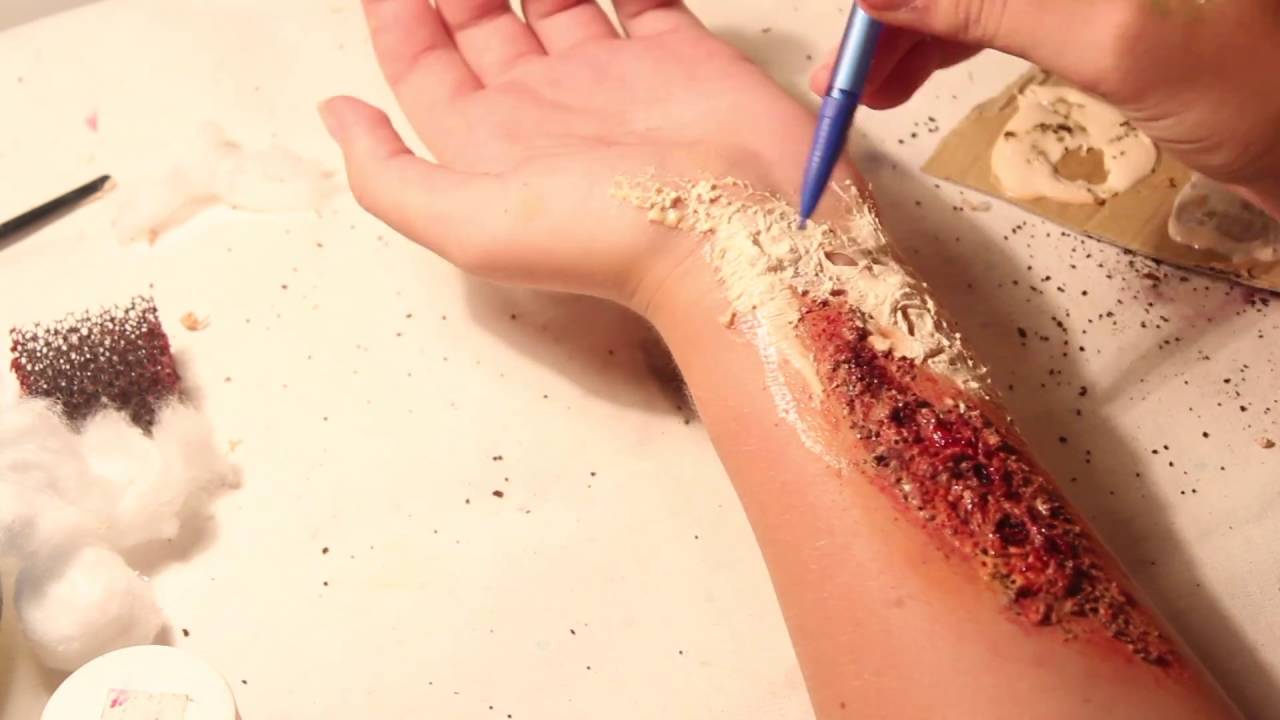 3 Ways of Creating Burns with Liquid Latex