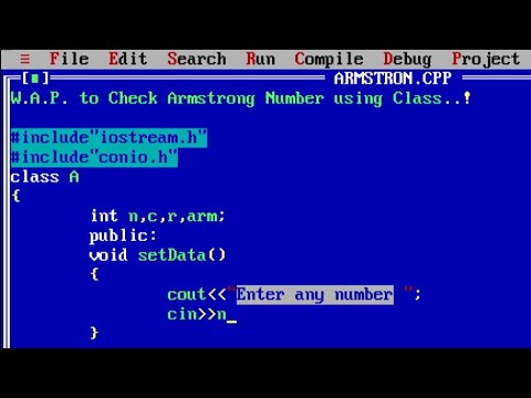 Learn C program to check Armstrong Number or Not using Class | Armstrong Number in C using while ...