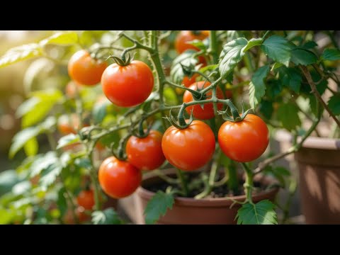 Grow Tomatoes in Pots Like a Pro! 🍅🌱 10 Essential Tips for a Huge Harvest!