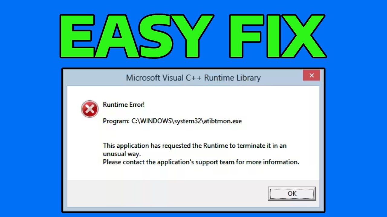 How To Fix Run Time Error in Windows 11