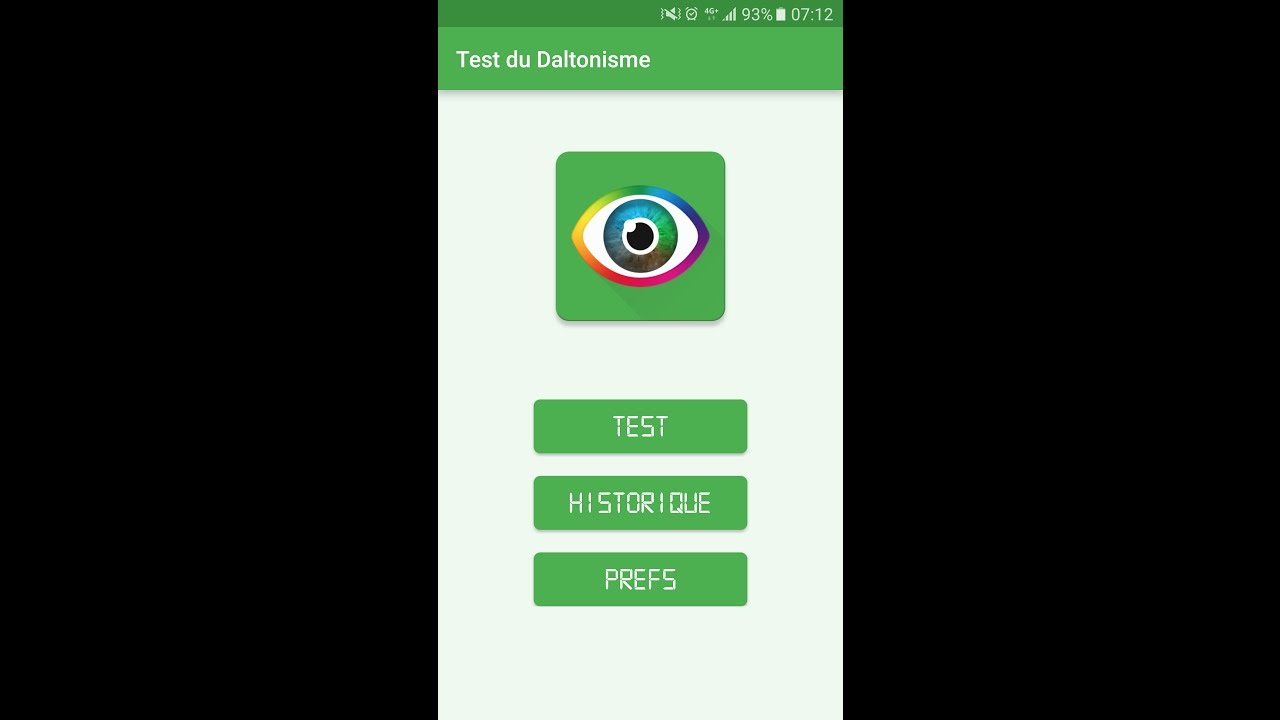 Test du Daltonisme pour Android