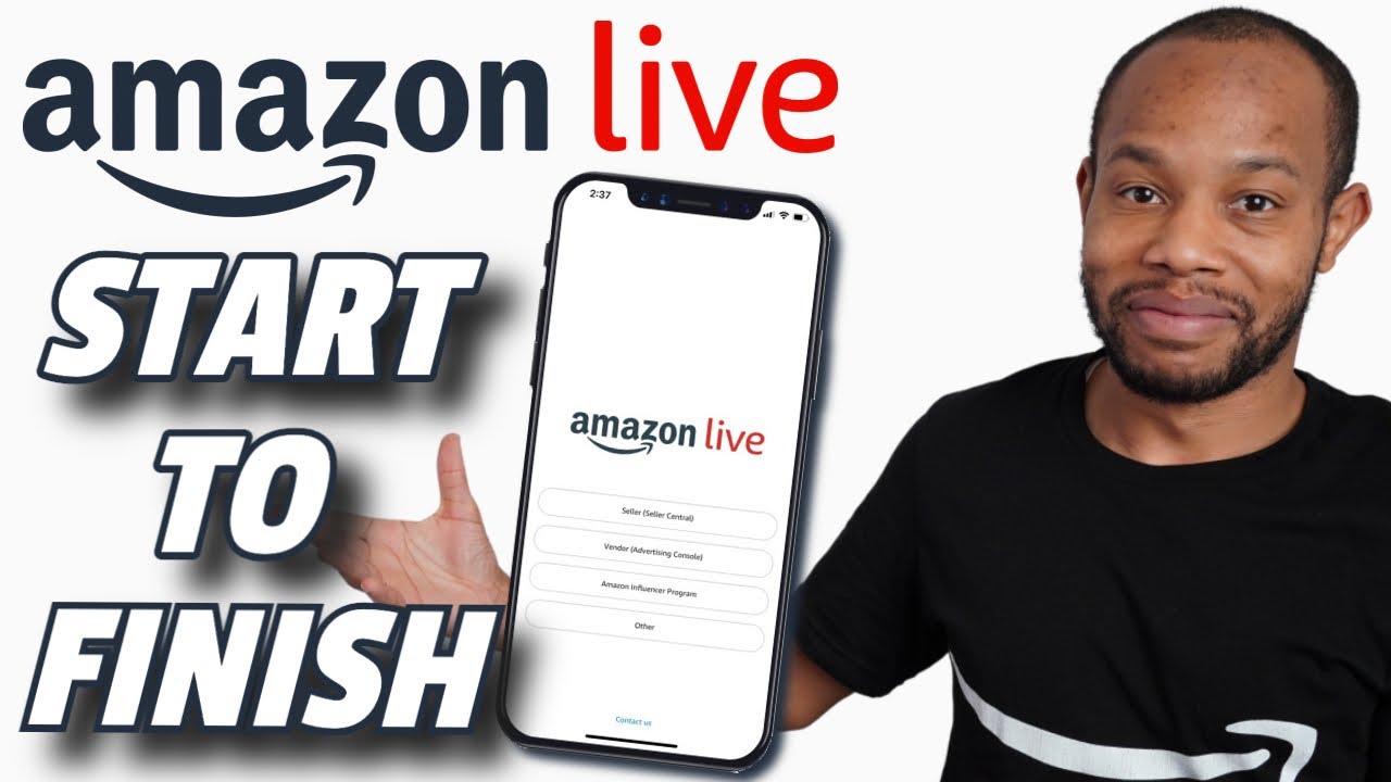 How To Live Stream On AMAZON LIVE - STEP BY STEP TUTORIAL