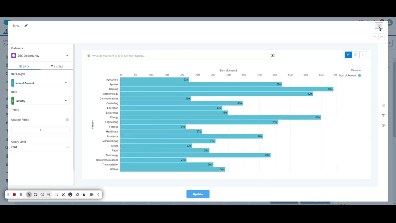 2.2 Result Binding: Salesforce CRM Analytics