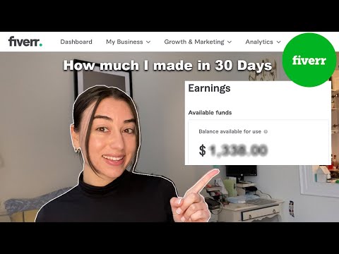 My first month as a UGC Creator on Fiverr