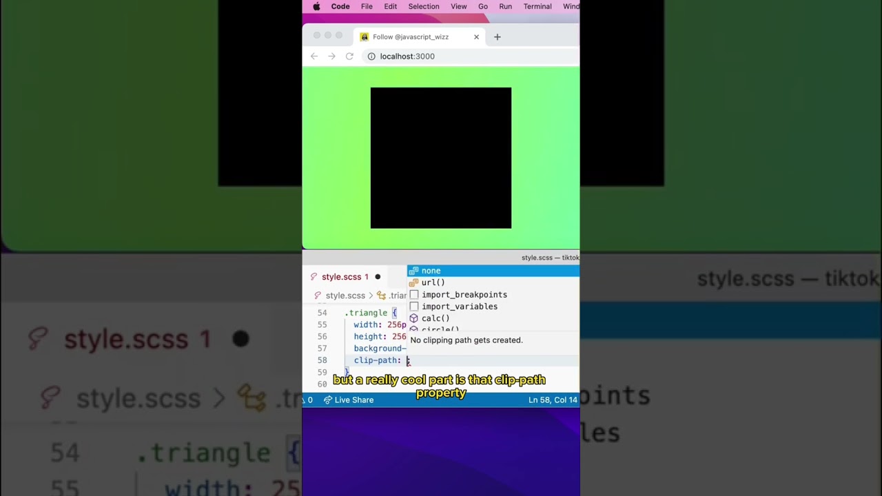 Triangle with 4 lines of CSS #webdevelopment #javascript #programming #softwareengineer #css