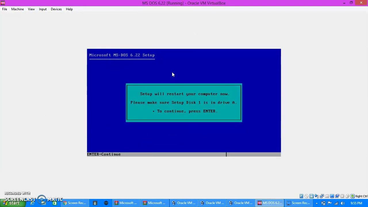 How to install MS DOS 6 22