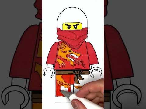Kai Lego Ninjago Coloring Page