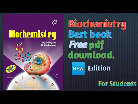 Biochemistry by U. Satyanarayana || D.Pharm 1st year book // FREE pdf download.☑️