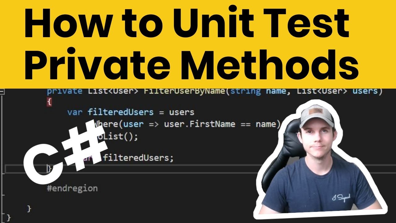 How to Unit Test Private Methods in C#