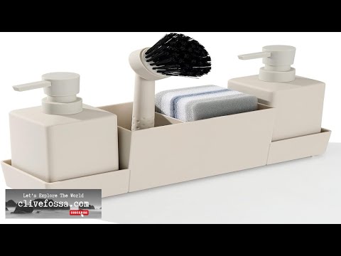 Kitchen Soap Dispenser with Sponge Holder Set for Sink Caddy Hand Soap Review