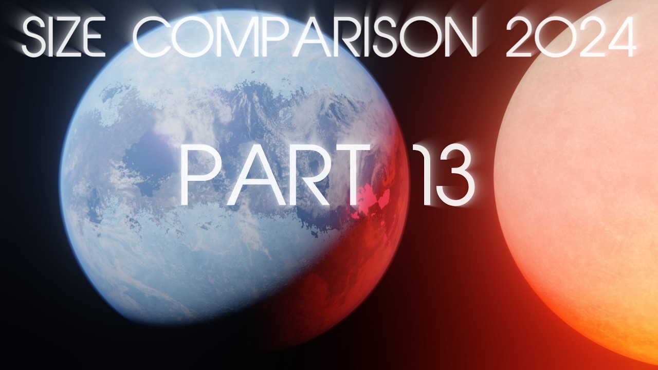 Size Comparison 2024 (Part 13) 4K 60FPS 3D