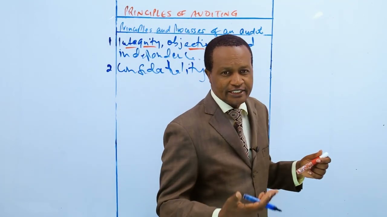 Principles and Processes of an audit