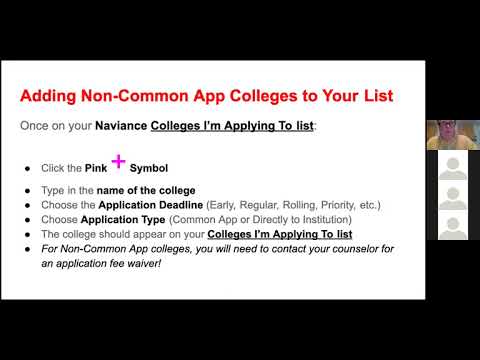 Counselor/Teacher Recommendations