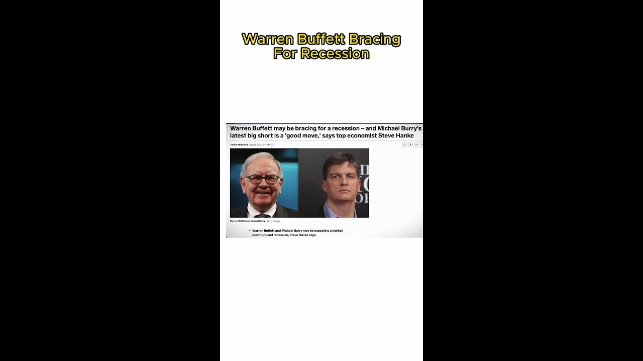 Warren Buffett Bracing for Recession
