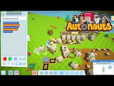 Steam Community :: Video :: Self Building Robots! How to play Autonauts! #7