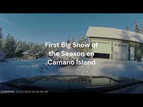 First Big Snow of the Season on Camano Island
