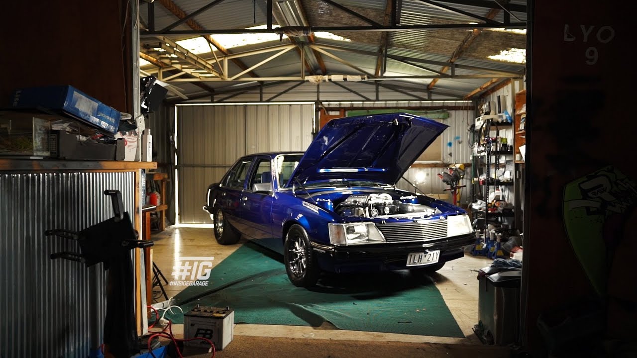 INSIDE GARAGE: Todd's 8 second street driven VH Commodore