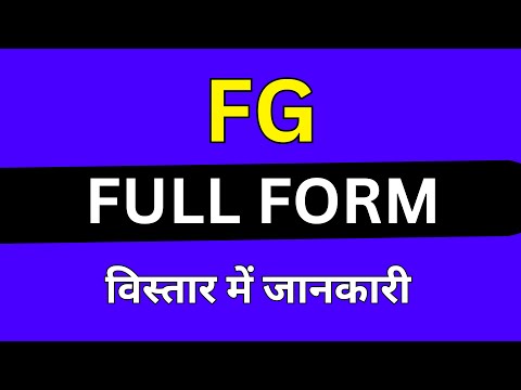 FG full form in Medical
